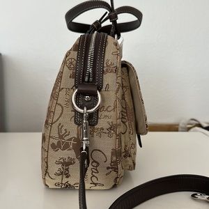 Coach | Bags | New Coach Handbag With Leather Shoulder Strap | Poshmark